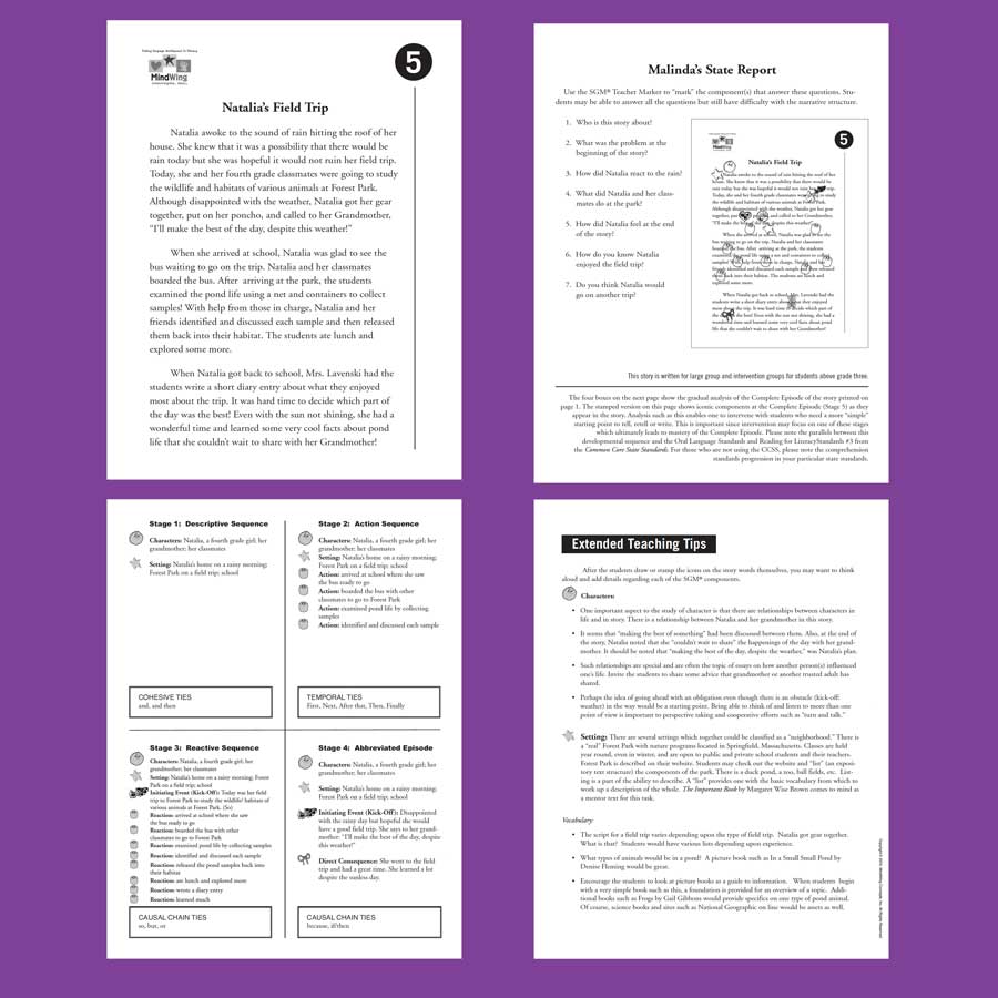 Stories for Teaching and Modeling Narrative Text Structure